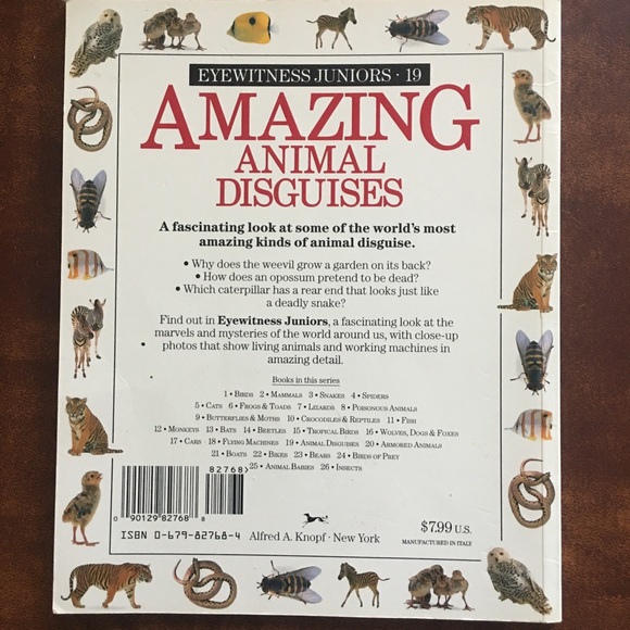 Other | Amazing Animal Disguises Book | Poshmark